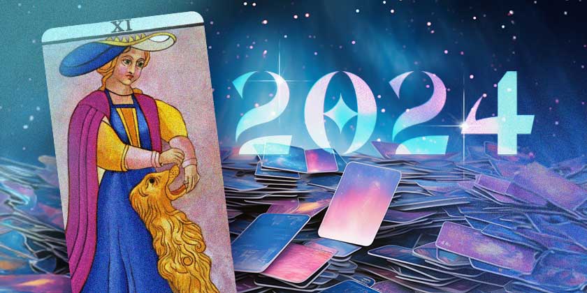 Tarot Predictions for 2024 in love, finance, health, and work